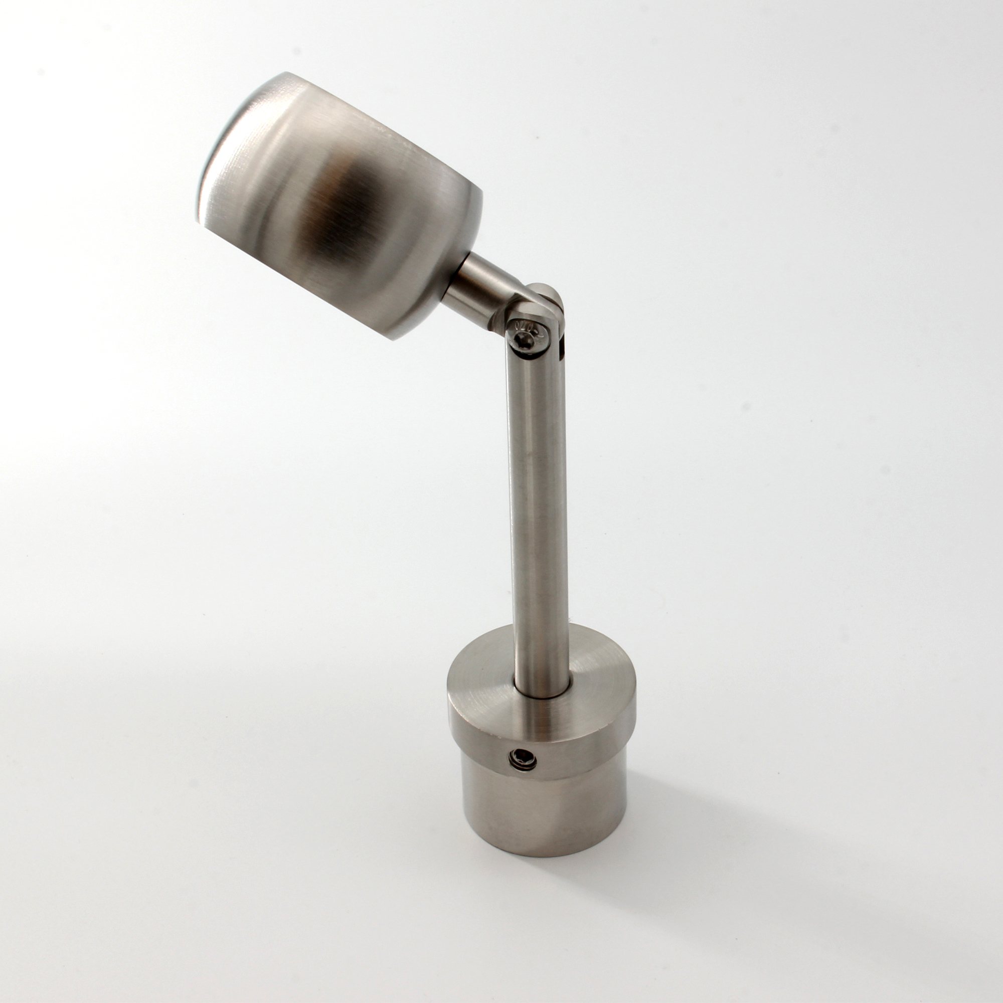 Post Stem With Articulated Hoop for 48mm Post/48mm Handrail | BM Steel