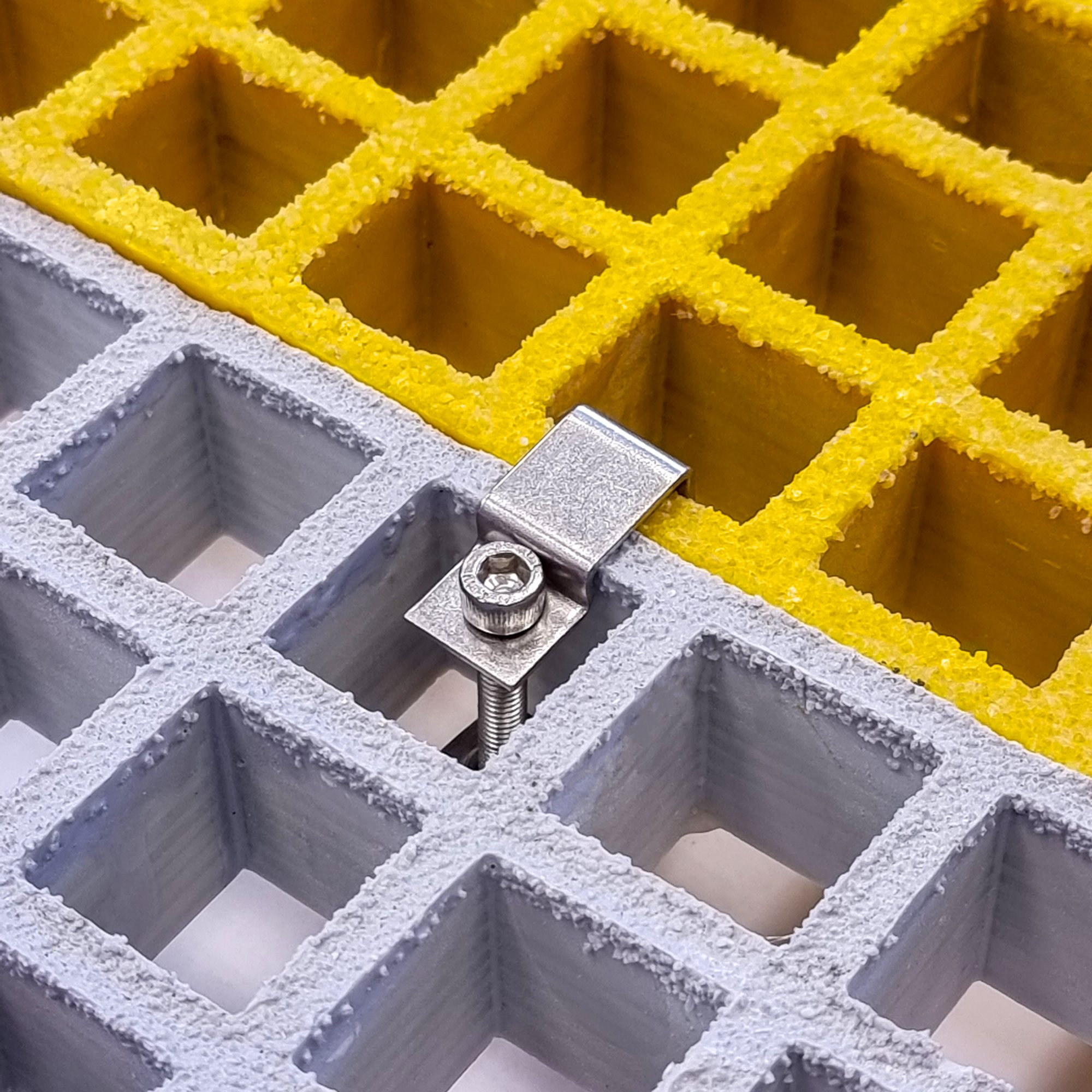 Stainless Steel Grating Clamps at Janis Clayson blog