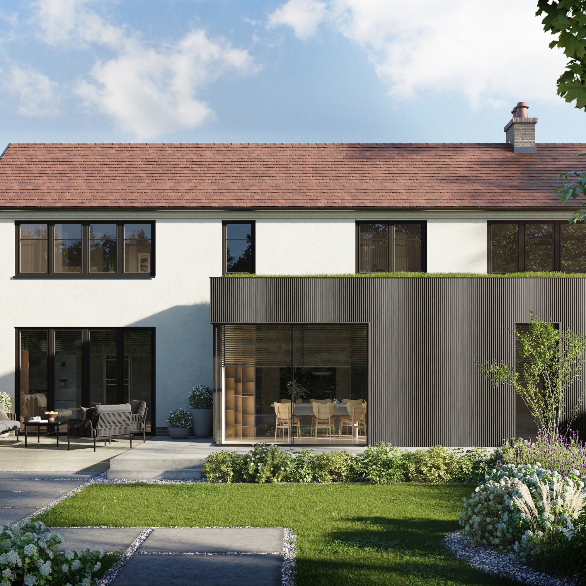 Ecoscape Forma - Argent Composite Slatted Cladding Board | BM Steel