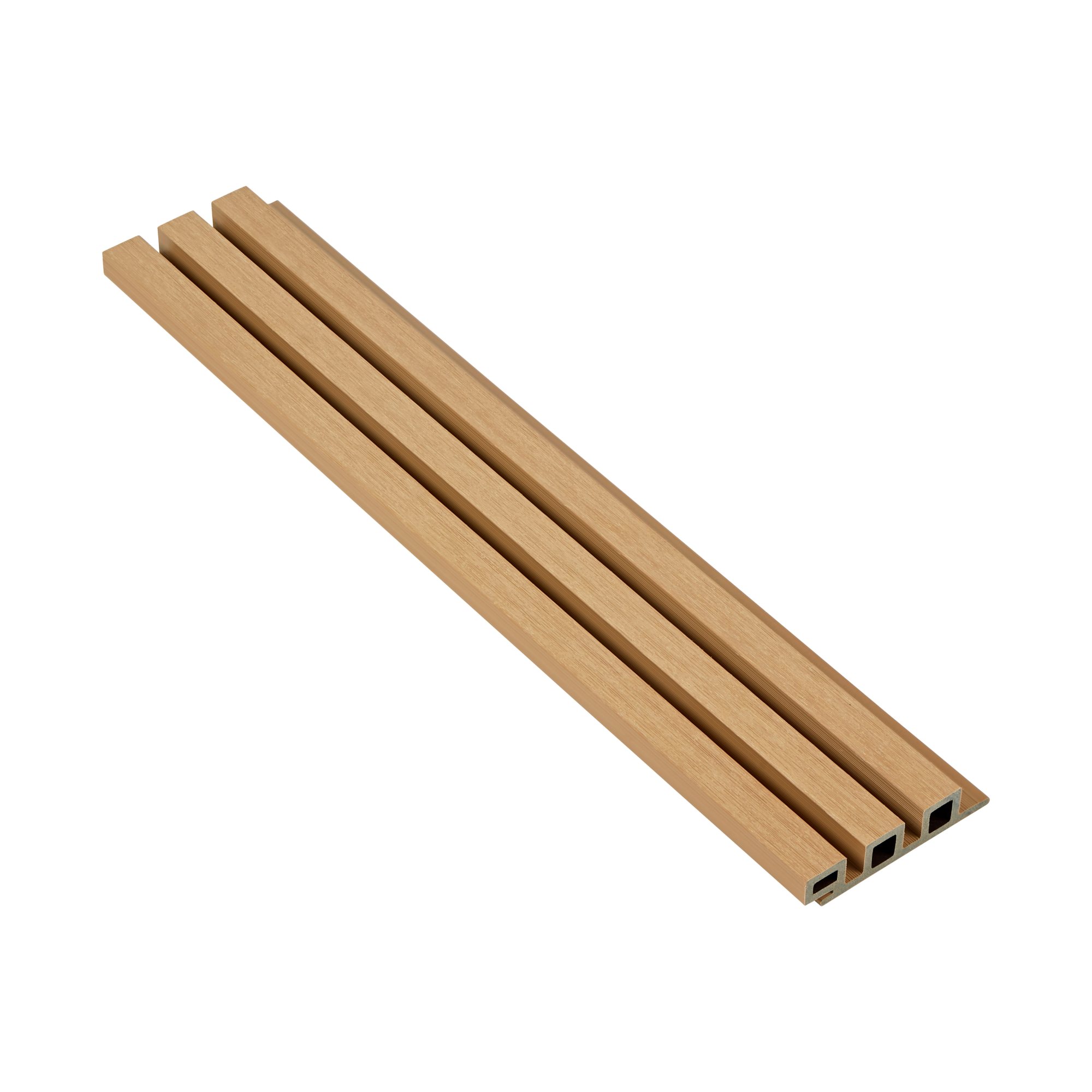 Ecoscape Forma - Natural Oak Composite Slatted Cladding Board | BM Steel