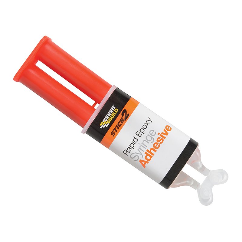 Everbuild Sika - STICK2 Rapid Epoxy Syringe 24ml | BM Steel