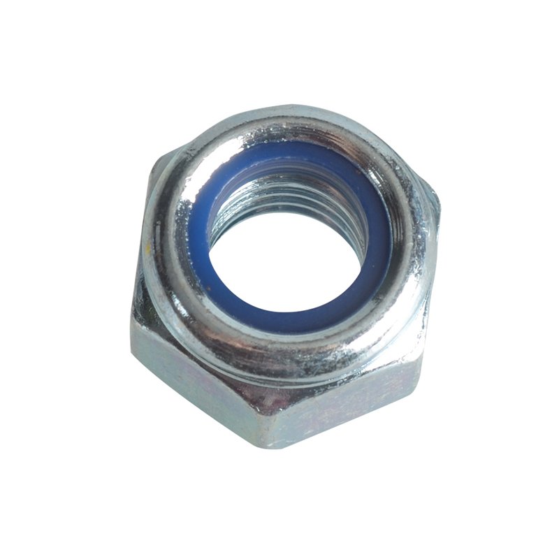 ForgeFix - Hexagonal Nuts with Nylon Inserts, ZP | BM Steel