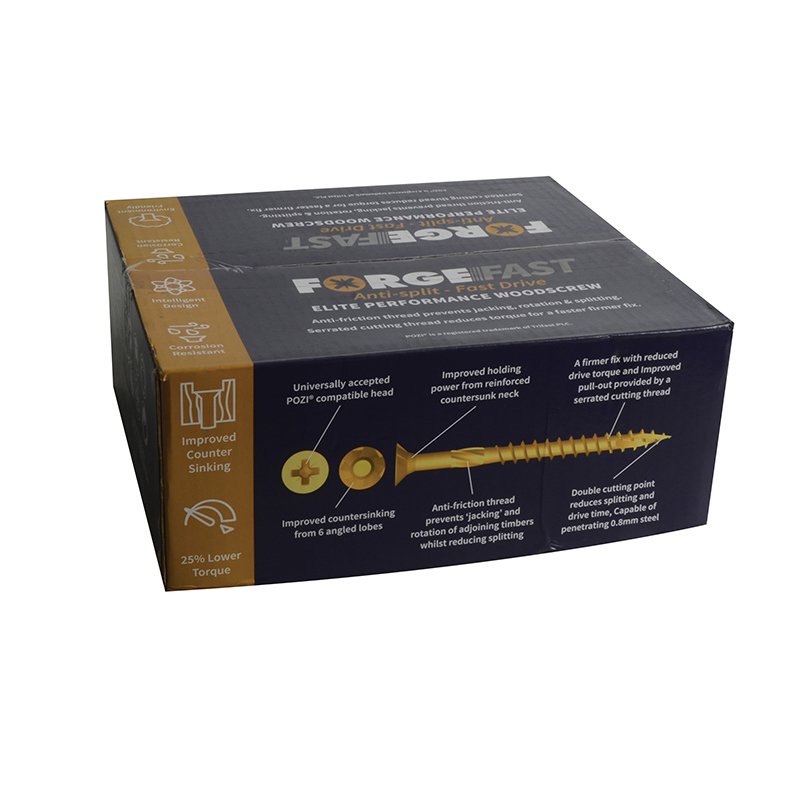 ForgeFix - ForgeFast Pozi Compatible Wood Screw Forge Pack 1800 Piece ...