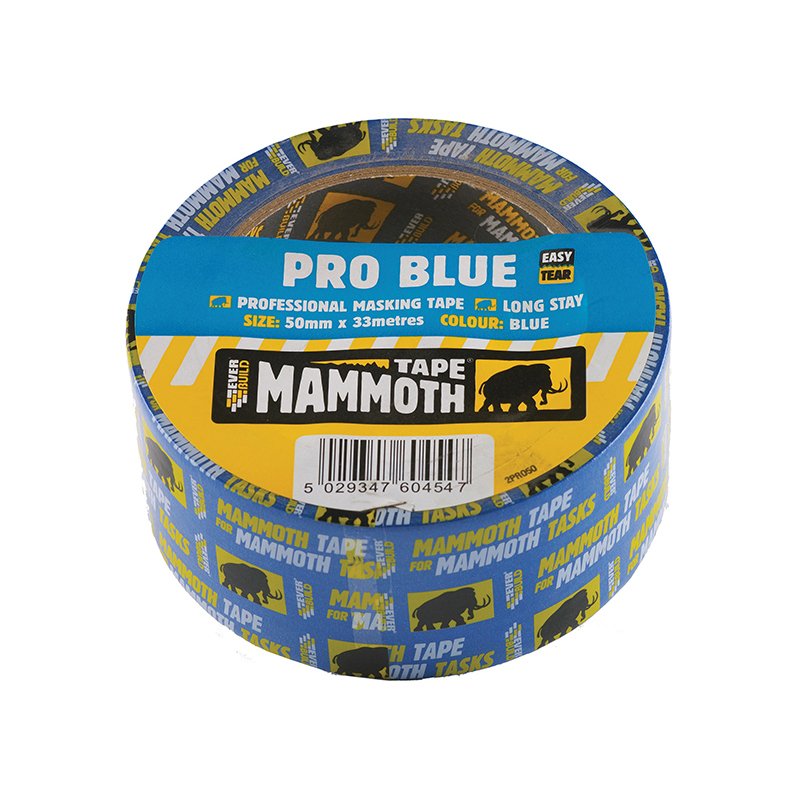 Everbuild Sika - Pro Blue Masking Tape 25mm x 33m | BM Steel