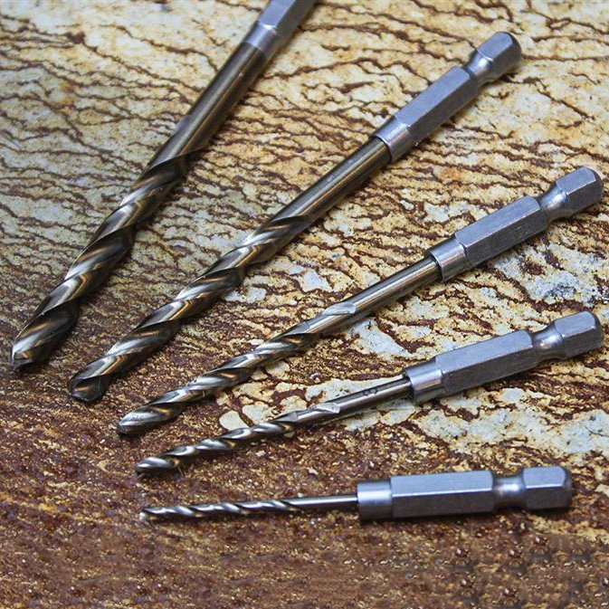 Faithfull - HSSE M35 Cobalt Quick-Change Impact Drill Bit Set, 5 Piece ...