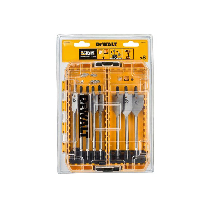 DEWALT - DT70750 Flat Drill Bit Set, 8 Piece | BM Steel