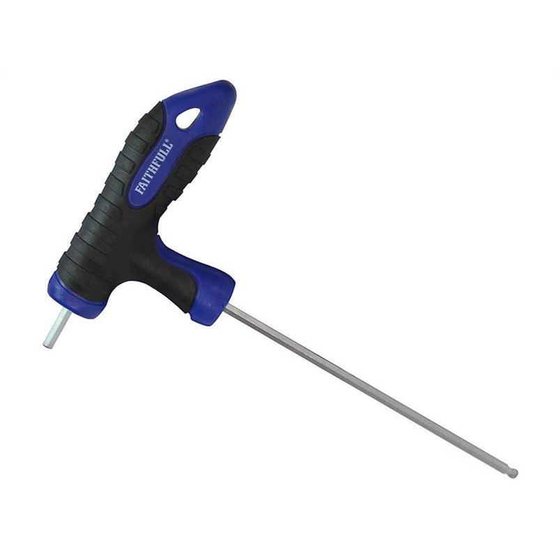Faithfull - Ball Ended T-Handle Hexagon Key | BM Steel