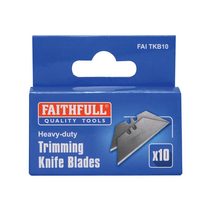 Faithfull - Heavy-Duty Trimming Knife Blades | BM Steel