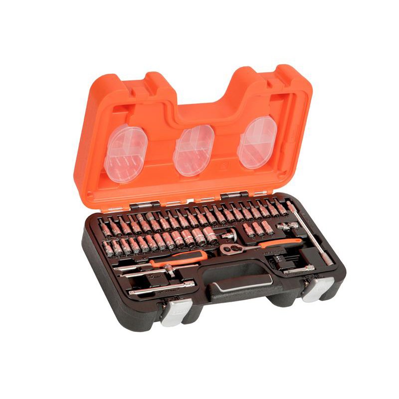 Bahco - S460 1/4in Drive Socket Set, 46 Piece | BM Steel