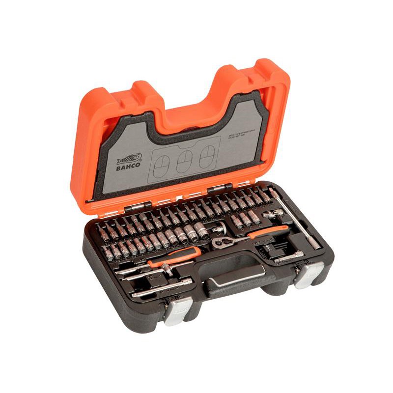 Bahco - S460 1/4in Drive Socket Set, 46 Piece | BM Steel