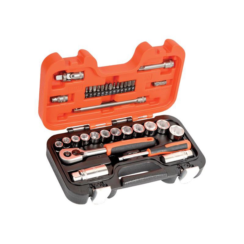 Bahco - S330 3/8in Drive Socket Set, 34 Piece | BM Steel