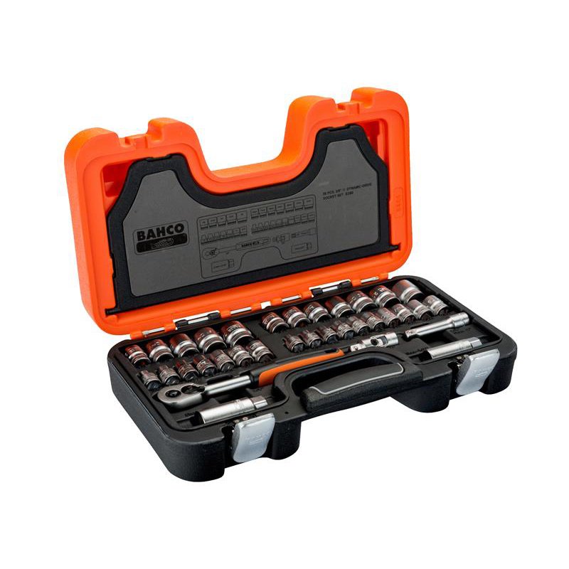 Bahco - S380 3/8in Drive Socket Set, 38 Piece | BM Steel