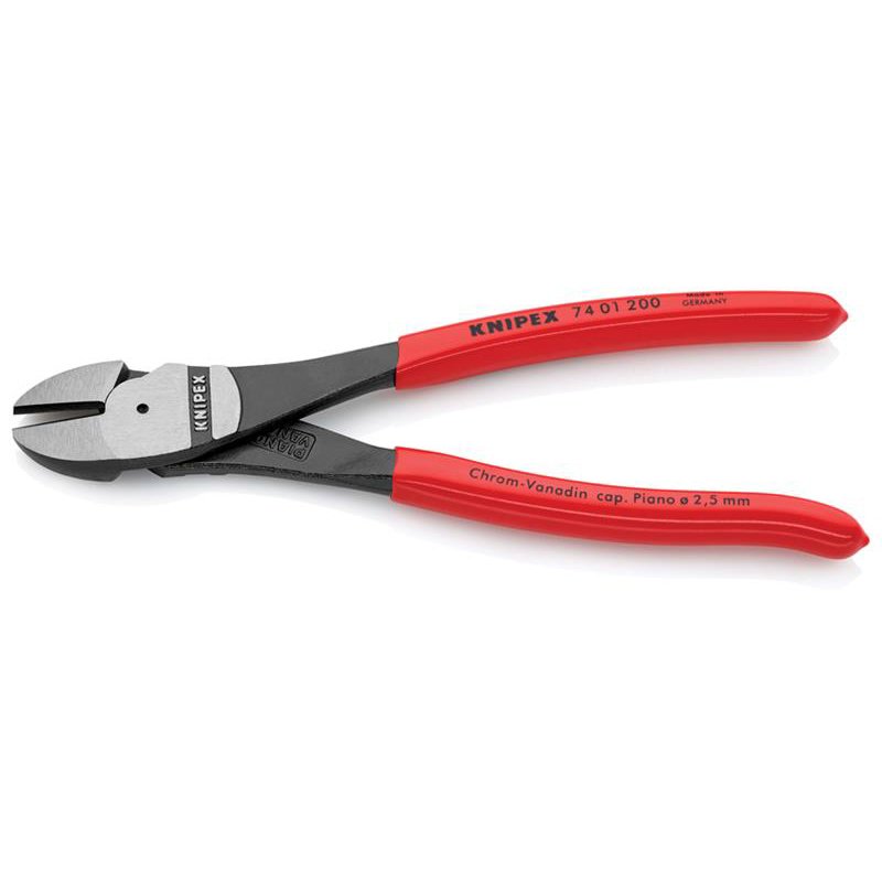Knipex - High Leverage Diagonal Cutters PVC Grip 200mm | BM Steel