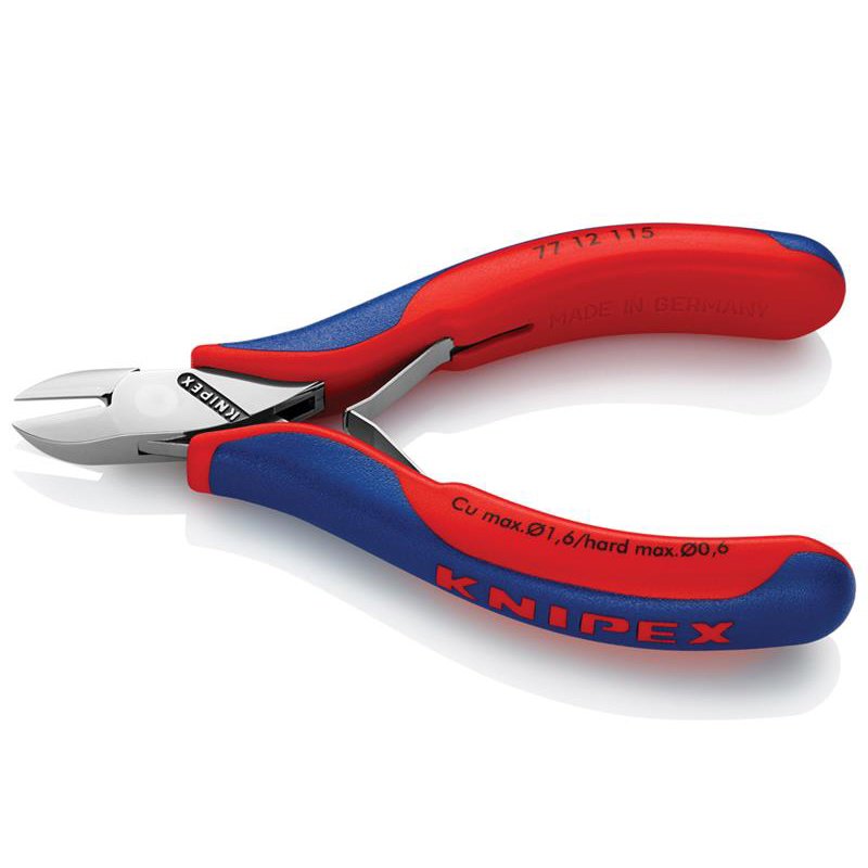Knipex - Electronics Diagonal Cut Pliers - Round Bevelled 115mm | BM Steel