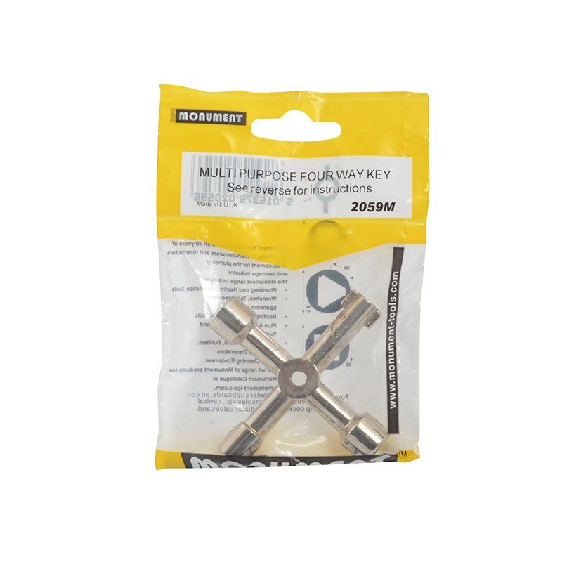 Monument - 2059M Multi Purpose Four Way Key | BM Steel