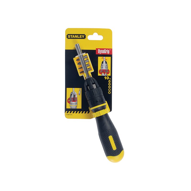STANLEY - Multibit Ratchet Screwdriver &10 Bits | BM Steel