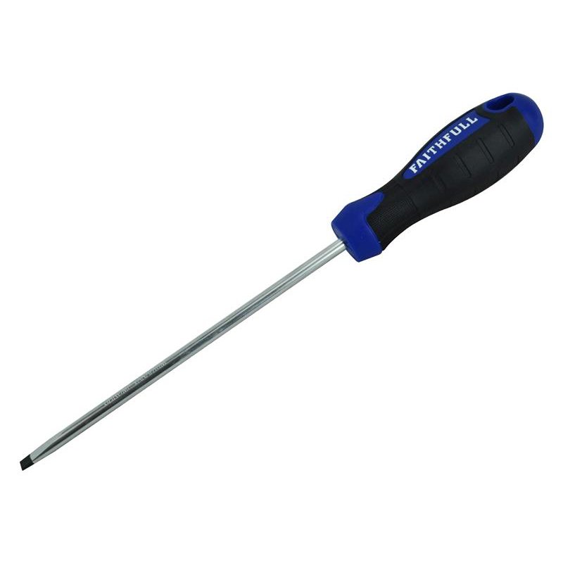 Faithfull - Soft Grip Screwdriver, Parallel Slotted | BM Steel