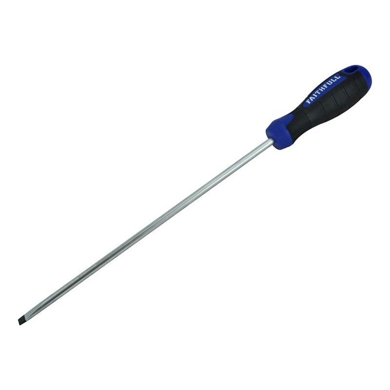 Faithfull - Soft Grip Screwdriver, Parallel Slotted | BM Steel