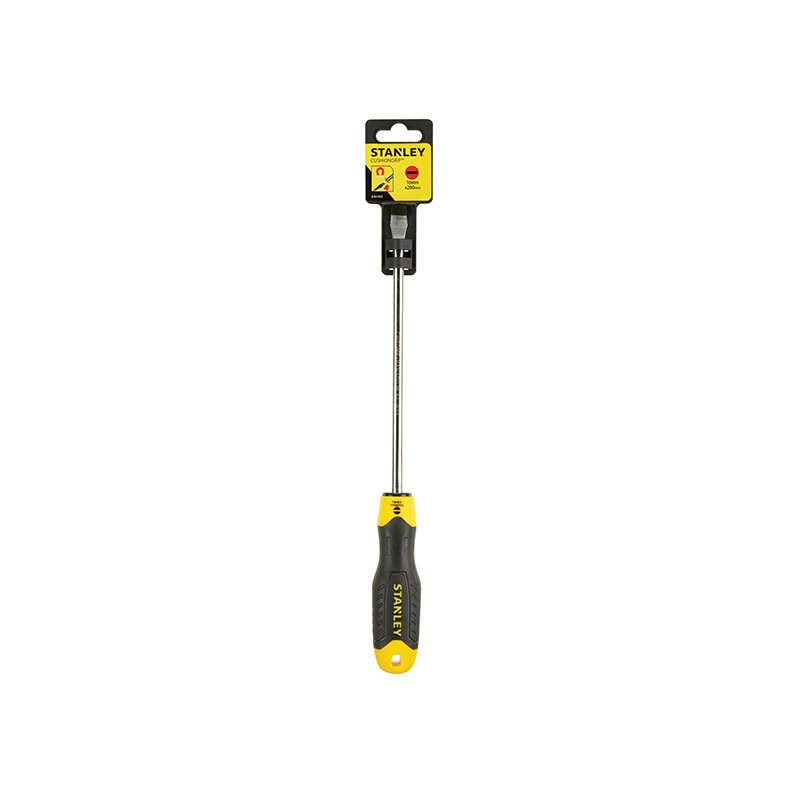 STANLEY - Cushion Grip Screwdriver Flared Tip 10 x 200mm | BM Steel