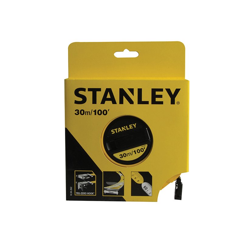 STANLEY - Closed Case Fibreglass Long Tape | BM Steel