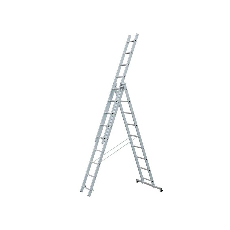 Zarges - Light Trade Combination Ladder 3-Part 3 x 7 Rungs | BM Steel