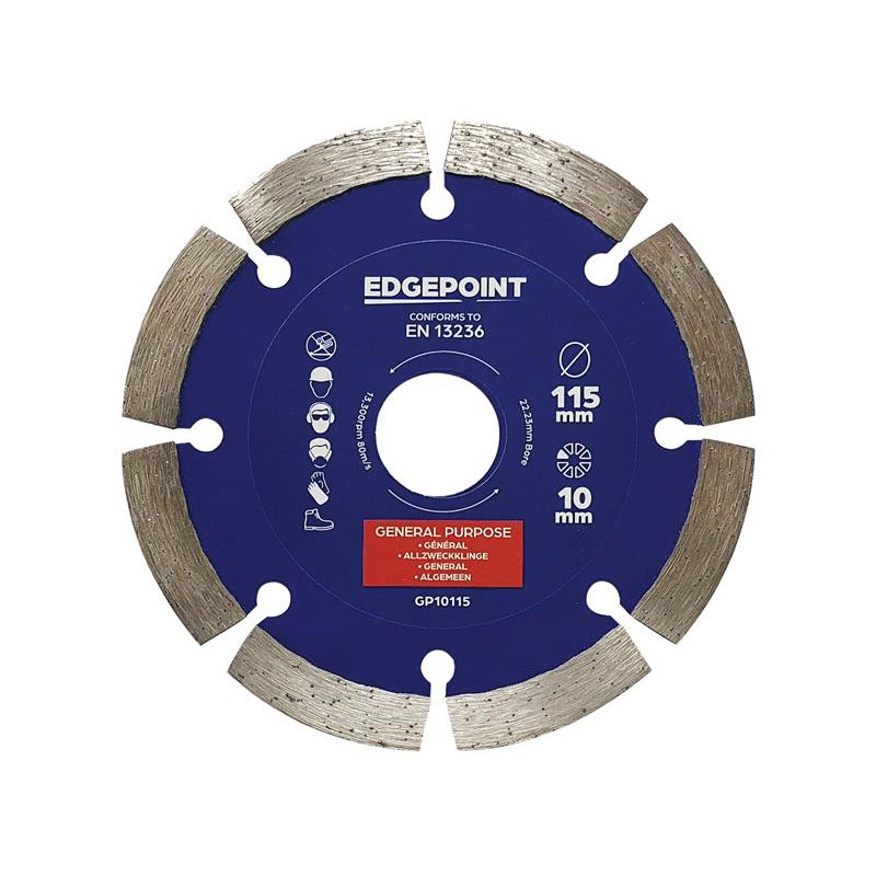 EdgePoint - GP10115 General-Purpose Diamond Blade 115mm | BM Steel