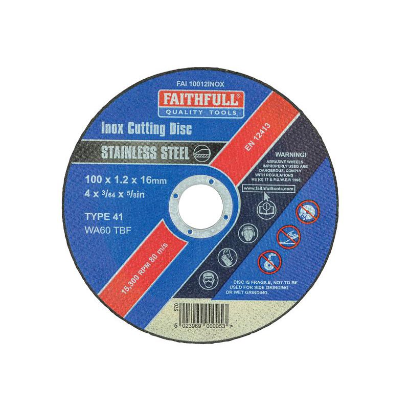 Faithfull - Inox Cutting Disc | BM Steel
