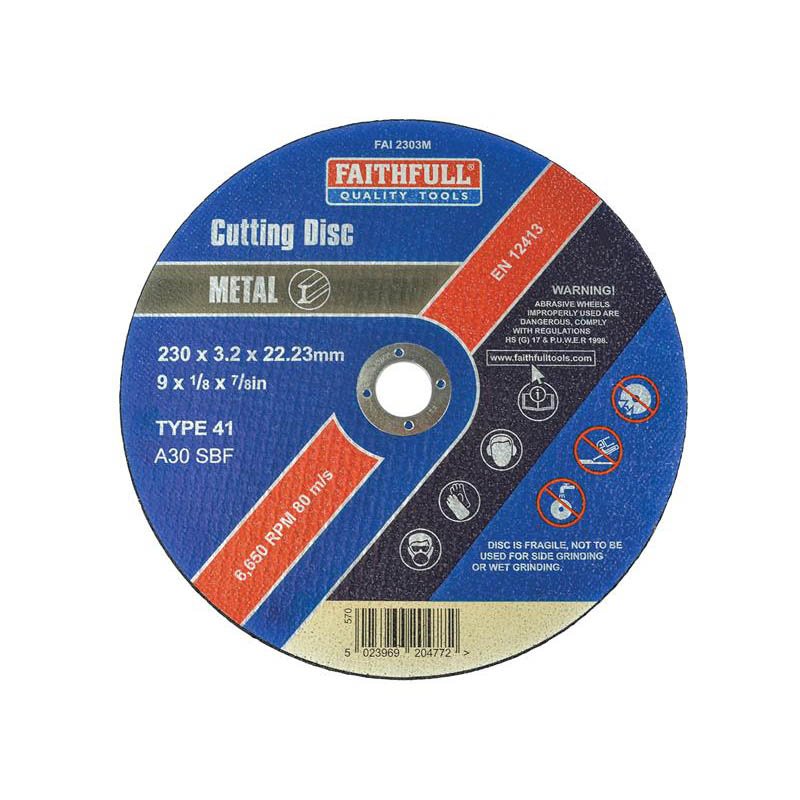 Faithfull - Metal Cut Off Disc | BM Steel