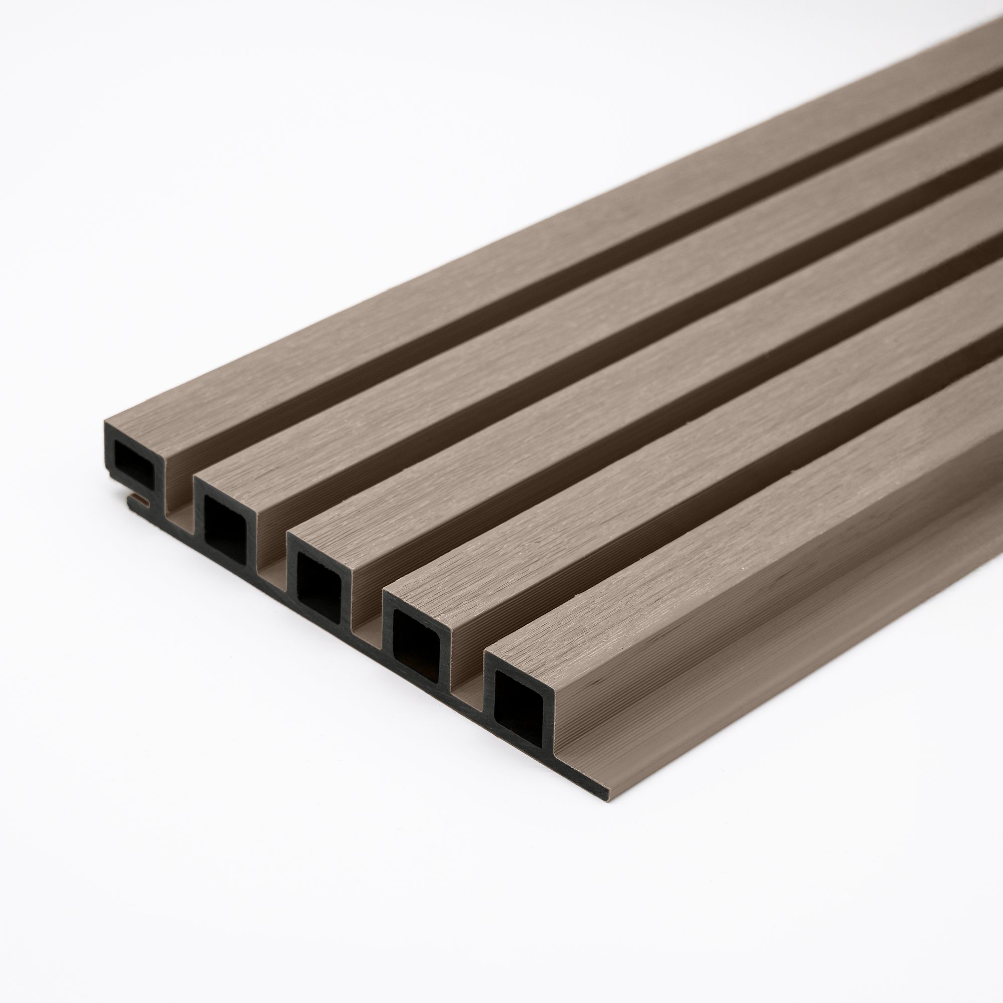 EazyClad 5S - Clay Beige Composite Extra Large 5-Batten Slatted ...