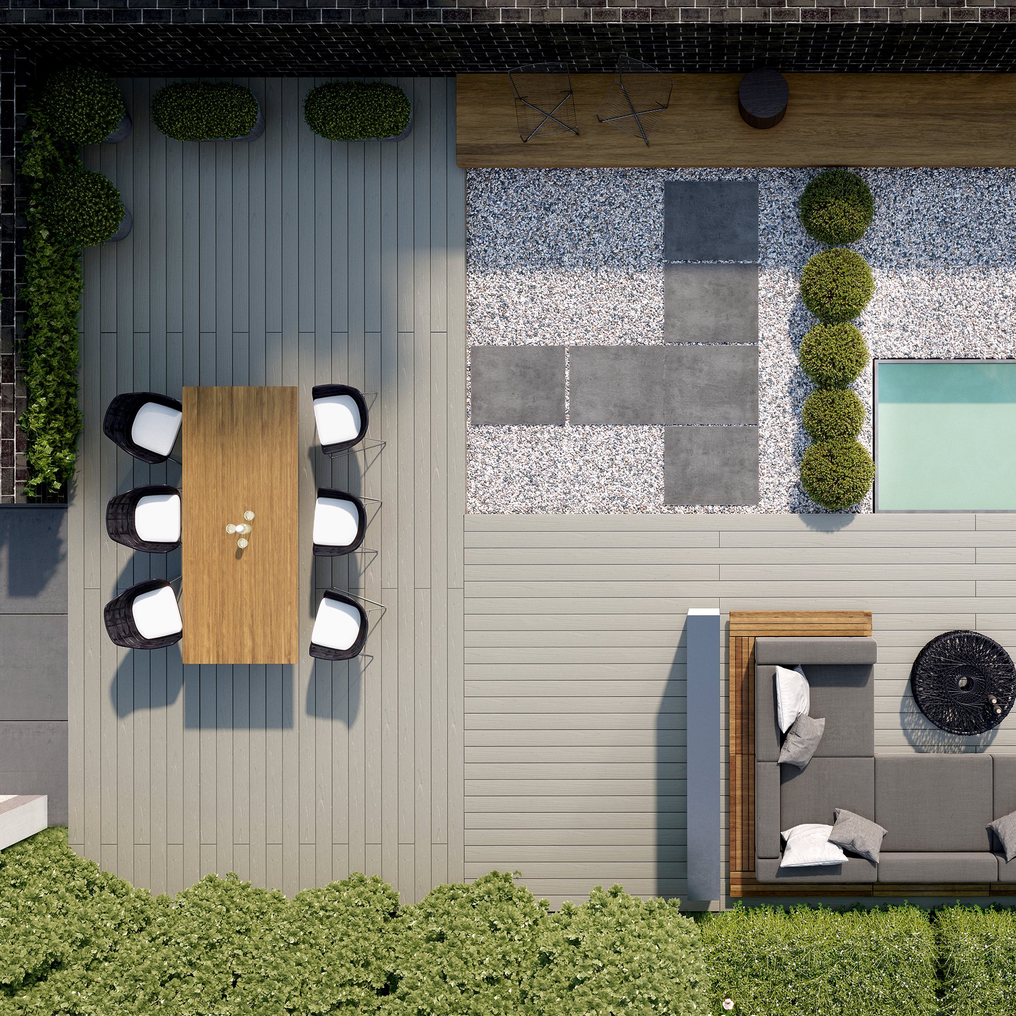 Ecoscape Forma - Flint Decking Board | BM Steel