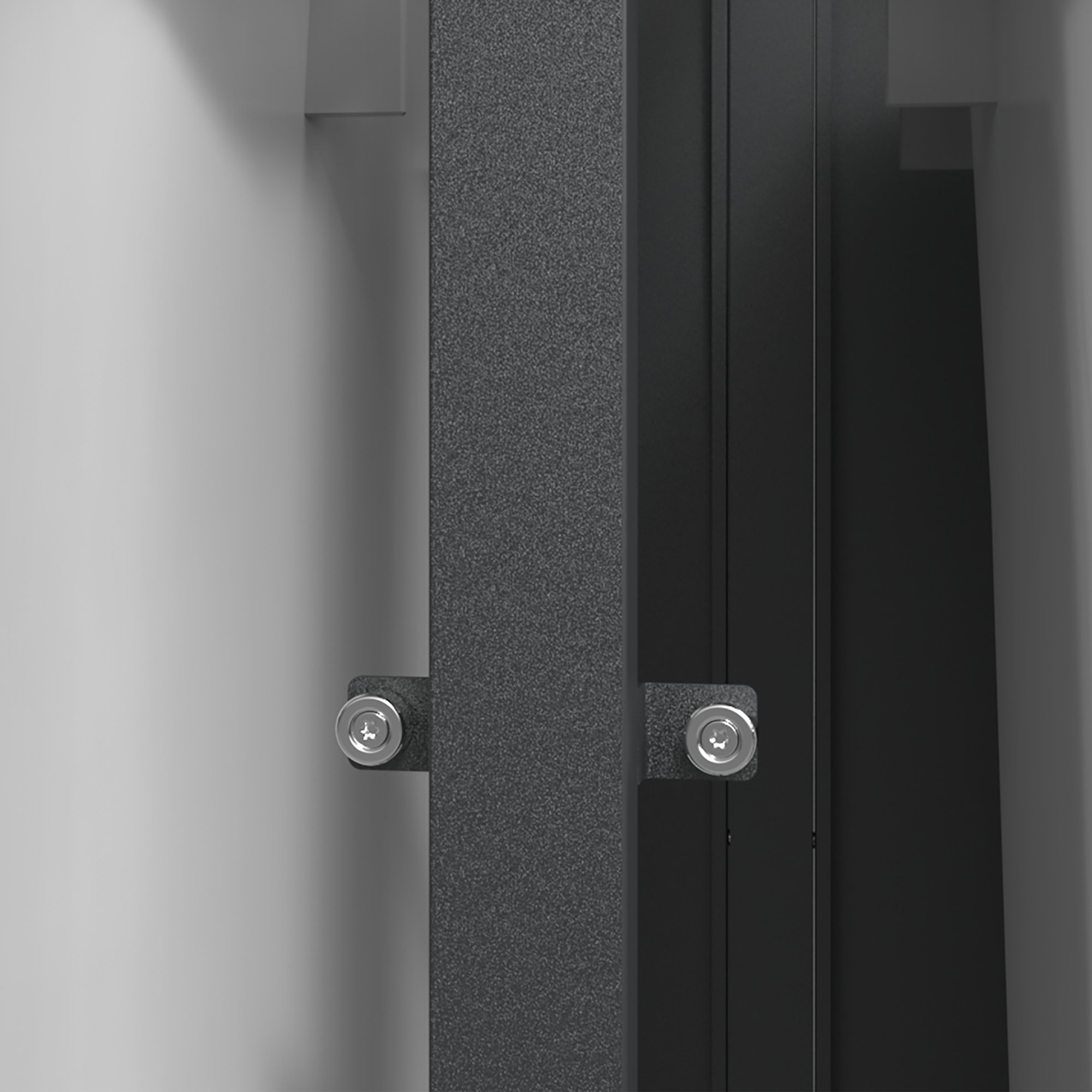 Ecoscape - Quadruple Bin Storage With Lid - Charcoal | BM Steel