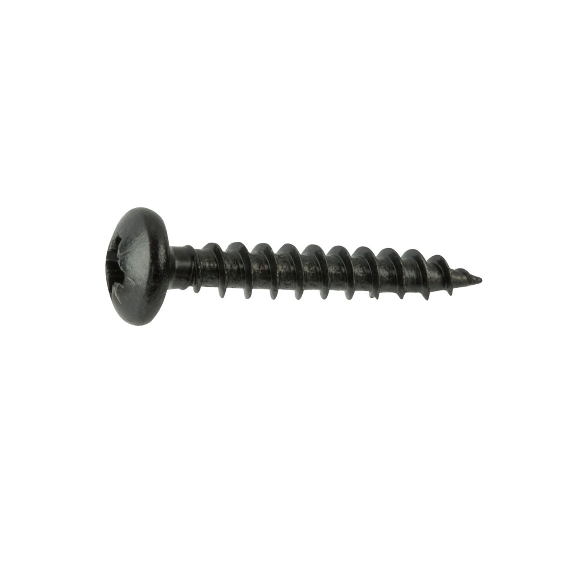 DuraPost® Pan Head Timber Screws 4 x 40mm - Ruspert Black | BM Steel