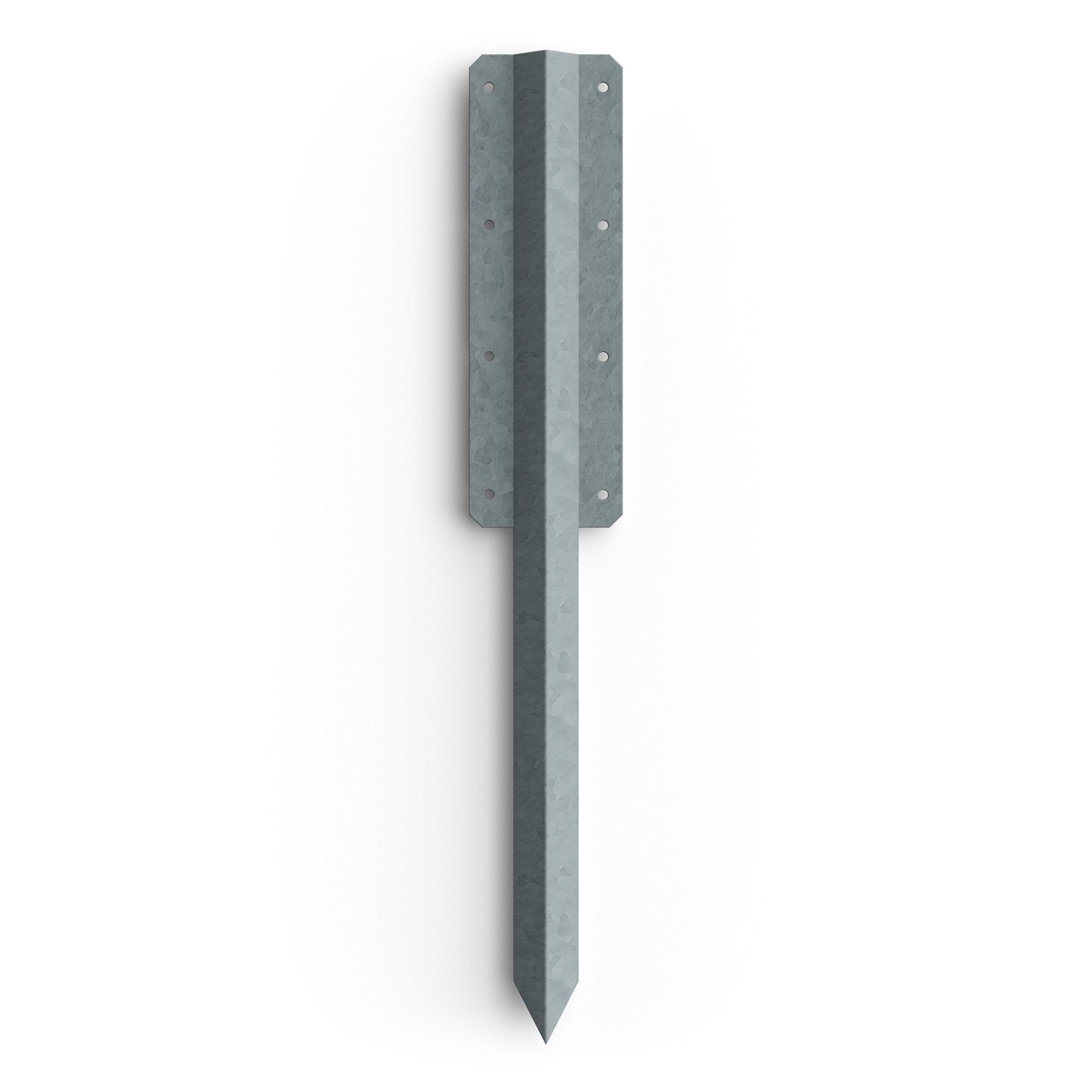 FENCEMATE® Double Sleeper Pin Straight Bracket 750 x 2mm - Galvanised ...