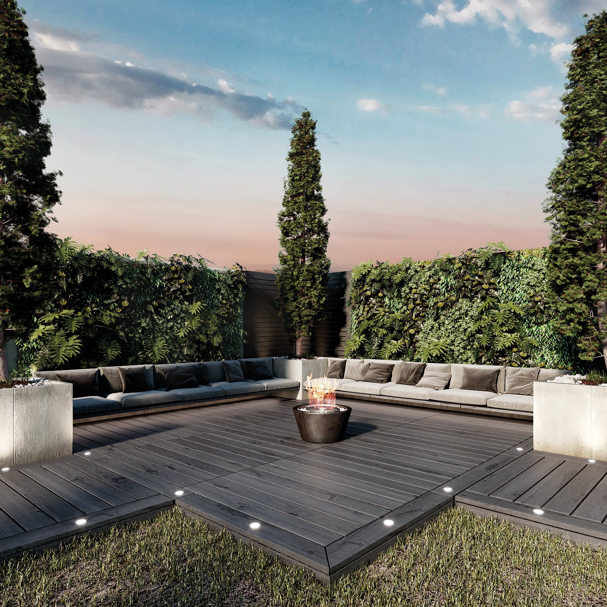 A1 EazyDeck - Porcelain Decking Board - Grey | BM Steel