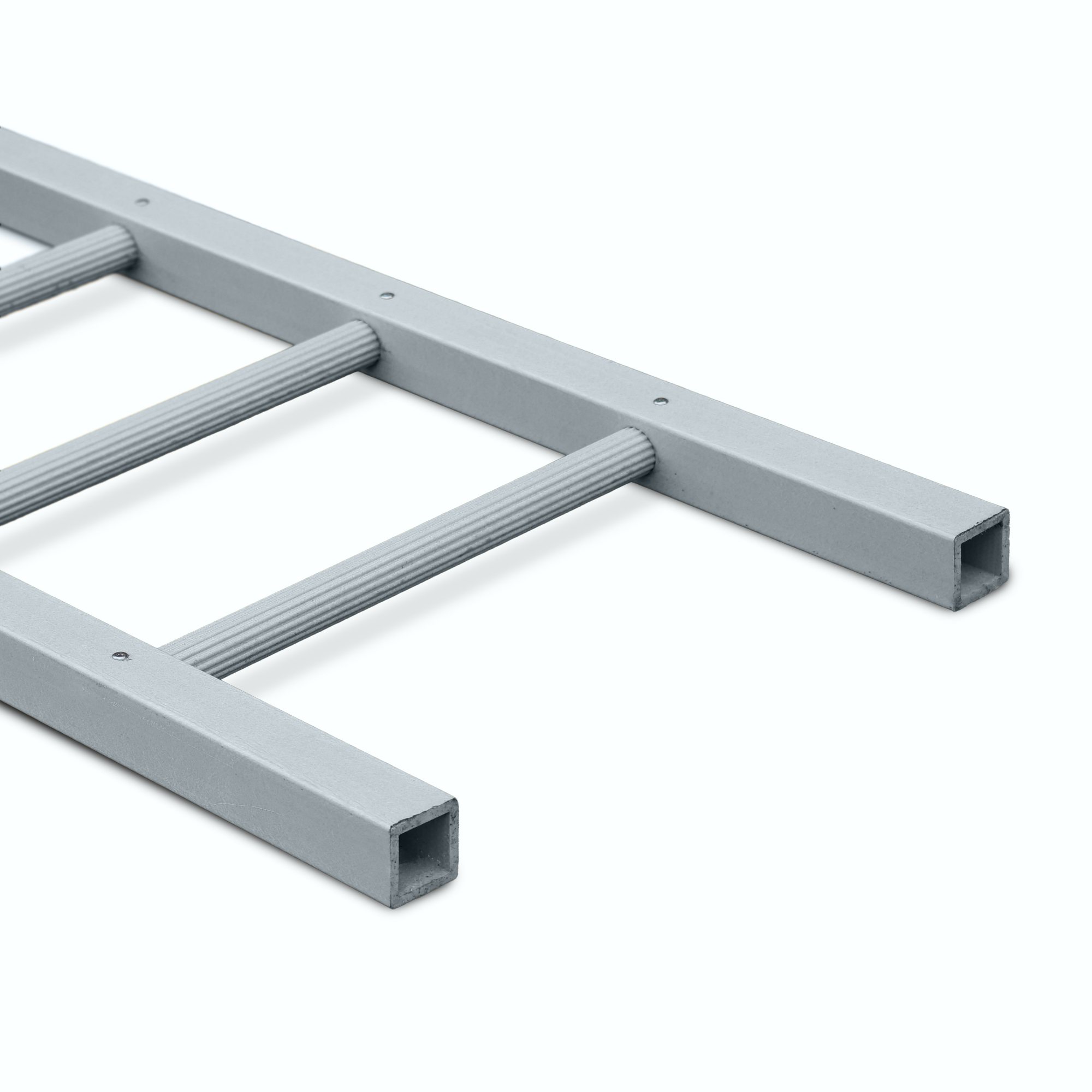 GRP Ladders 1500mm Grey - RAL 7001 | BM Steel