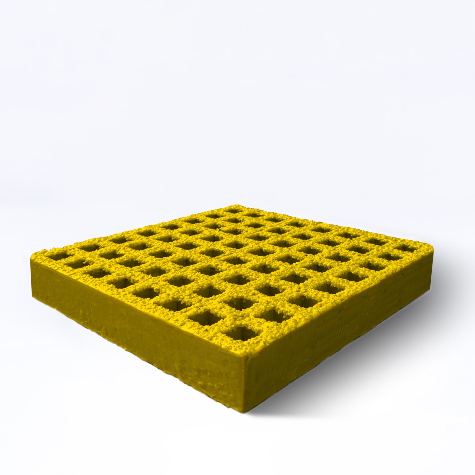 15mm Mini-Mesh Gritted GRP Grating - 3660mm x 1220mm - Yellow - RAL ...