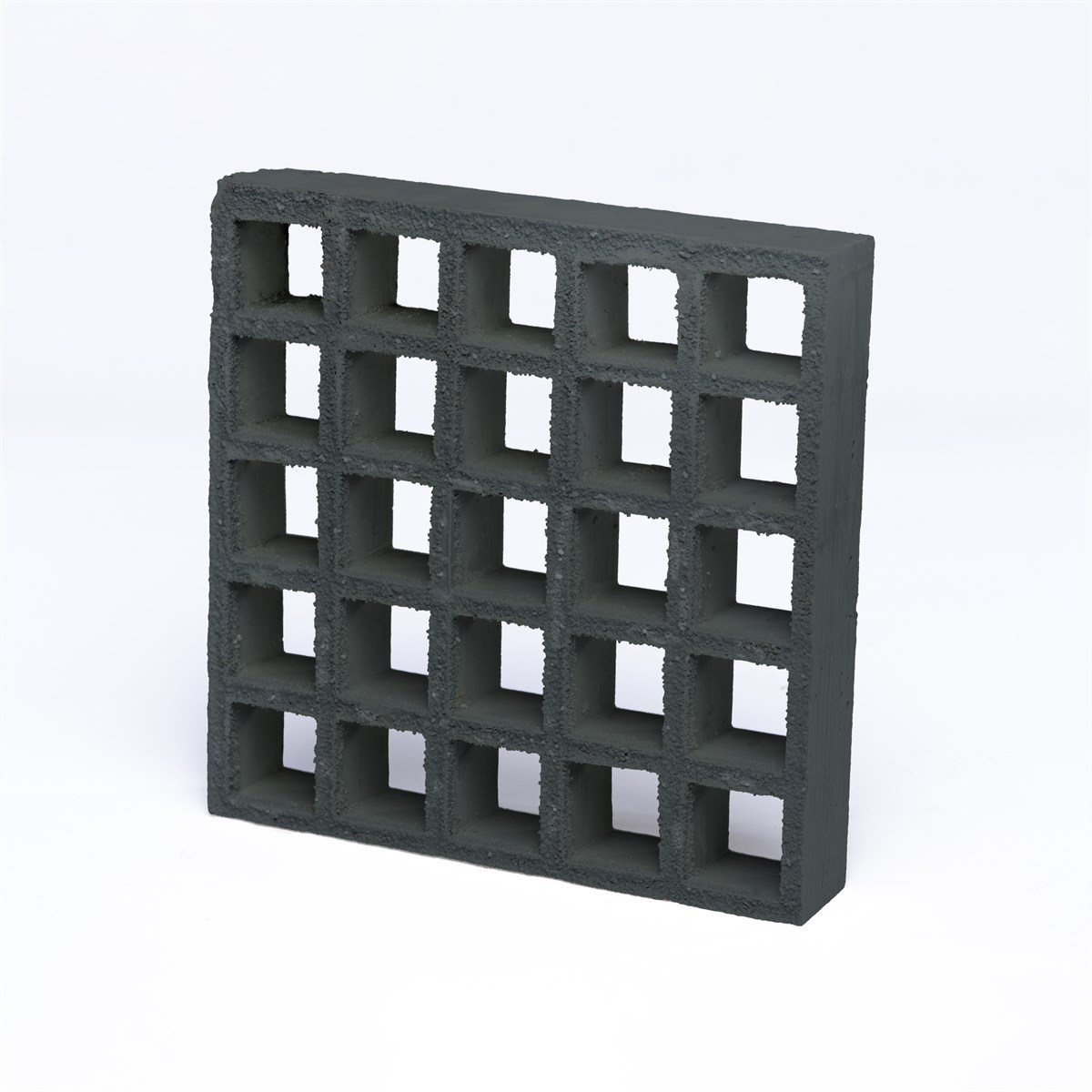 25mm Open Mesh Gritted GRP Grating - 2000mm x 1000mm - Dark Grey - RAL ...