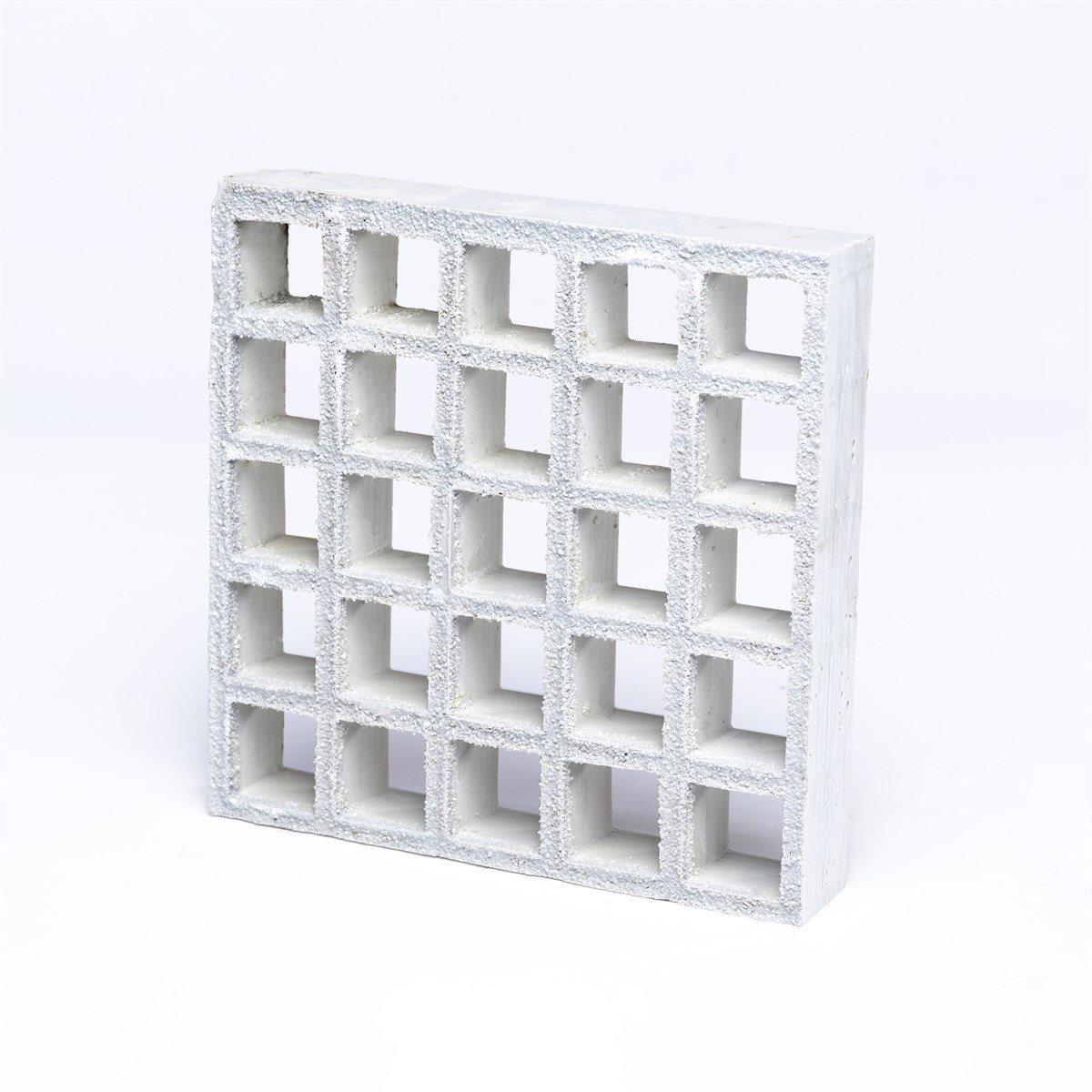25mm Open Mesh Gritted GRP Grating - 3660mm x 1220mm - Light Grey - RAL ...
