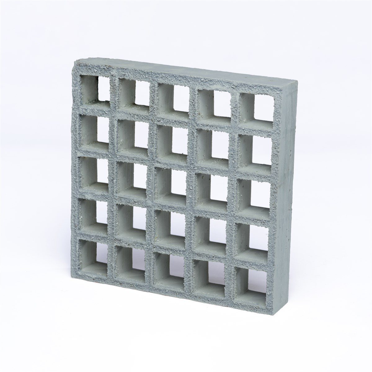 38mm Open Mesh Gritted GRP Grating - 3012mm x 997mm - Mid Grey - RAL ...