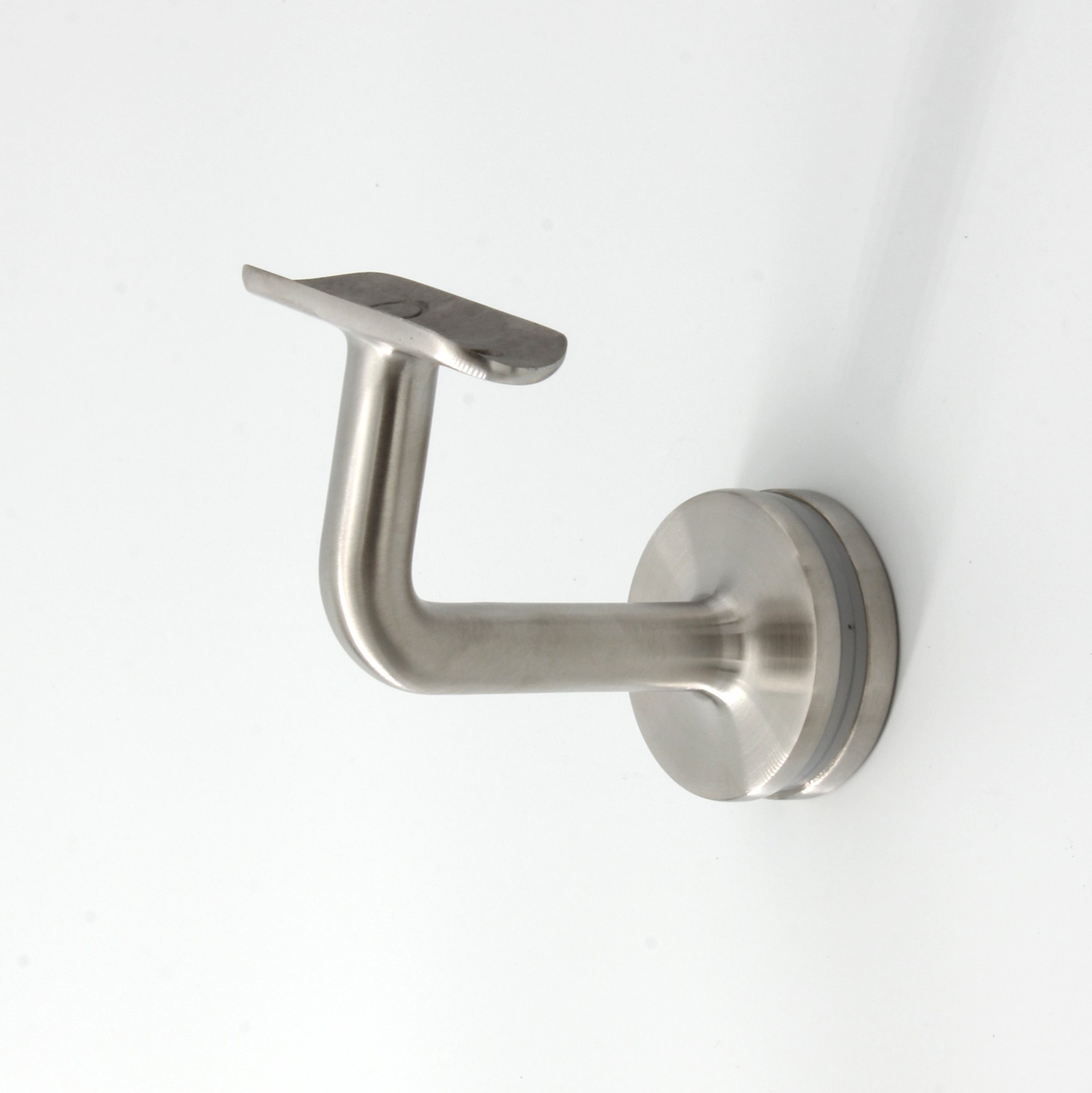 Offset Glass Bracket with Fixed Saddle | BM Steel