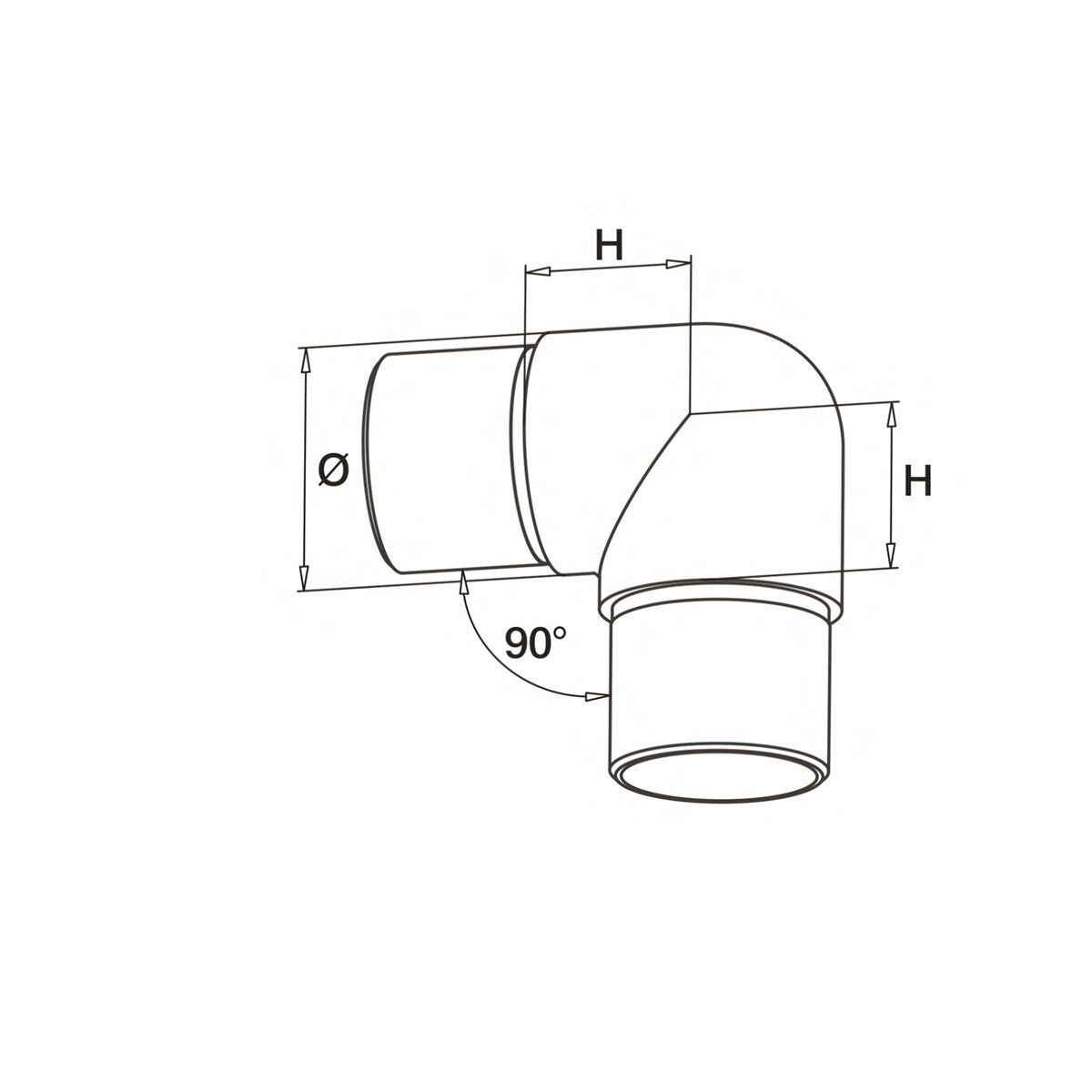 90 Degree Sweeping Elbow | BM Steel