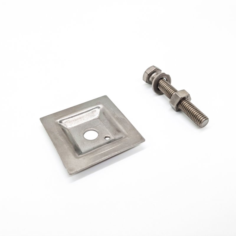Square Fixing Clip for GRP Grating - Stainless Steel | BM Steel