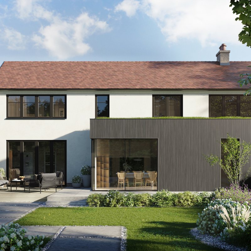 Ecoscape Forma - Argent Composite Slatted Cladding Board | BM Steel