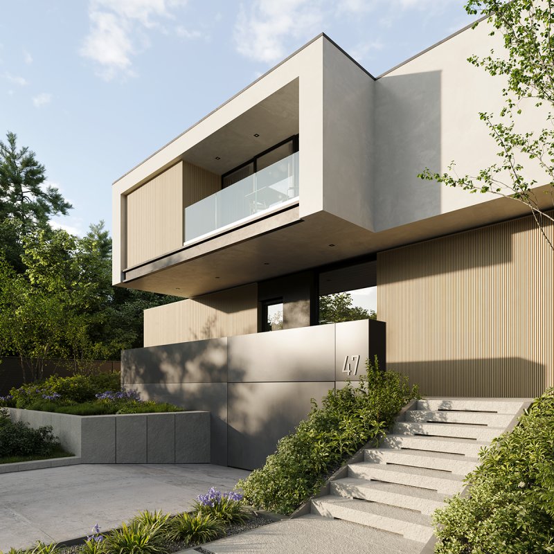 Ecoscape Forma - Light Oak Composite Slatted Cladding Board | BM Steel