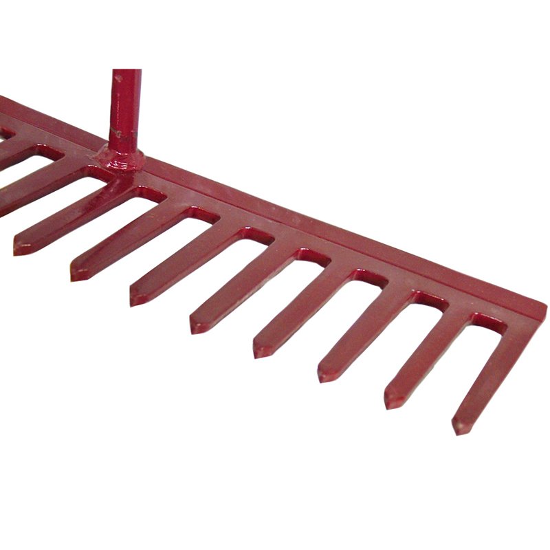 Faithfull - Asphalt Rake 16 Flat Teeth - Tubular Steel Shaft | BM Steel