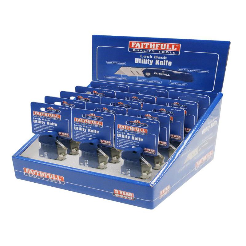 Faithfull - Lock Back Utility Knife | BM Steel