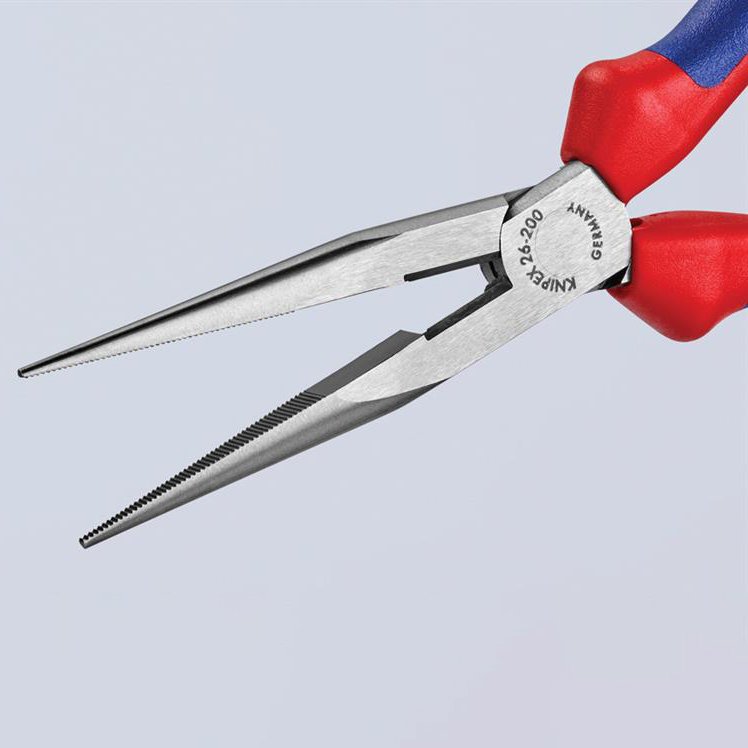 Knipex - Snipe Nose Side Cutting Pliers (Stork Beak) Multi-Component ...