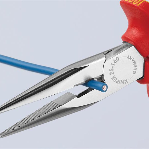 Knipex - VDE Snipe Nose Side Cutting Pliers (Radio) 160mm | BM Steel