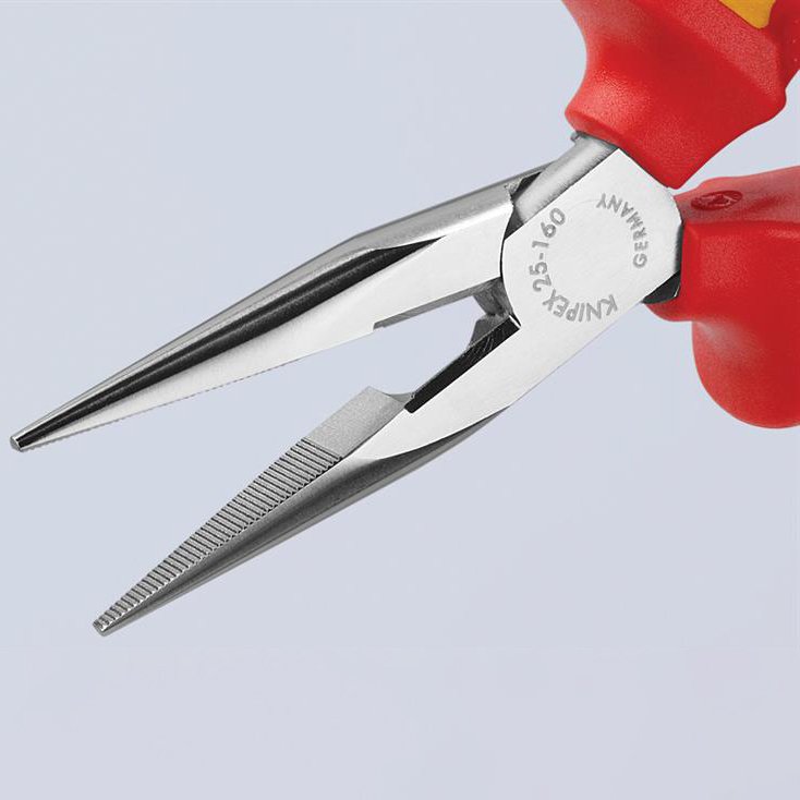 Knipex - VDE Snipe Nose Side Cutting Pliers (Radio) 160mm | BM Steel