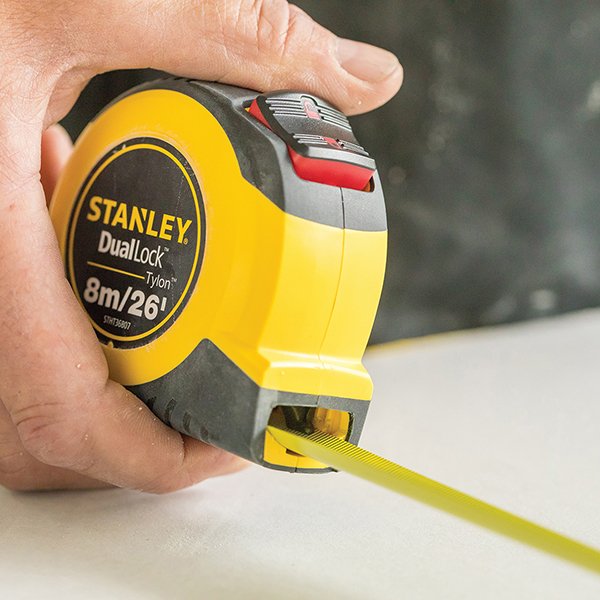 STANLEY - DualLock Tylon Pocket Tape 8m/26ft (Width 25mm) | BM Steel
